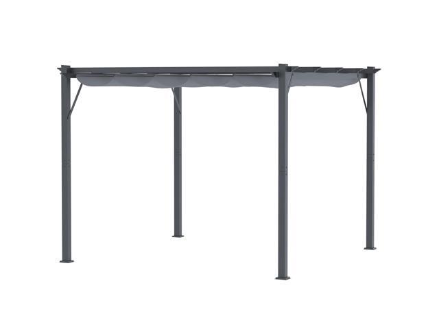Click here for Aosom 10 x 10 Outdoor Retractable Pergola Canopy... prices