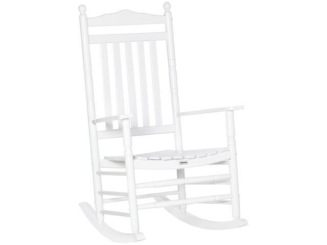 Click here for Aosom Traditional Wooden High-Back Rocking Chair f... prices