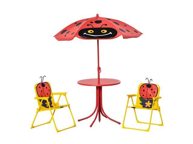 Click here for Aosom Kids Table and Chair Set  Outdoor Folding Ga... prices