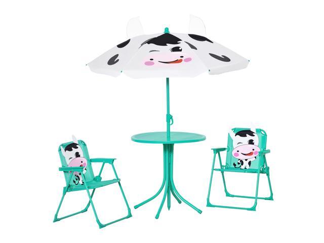 Click here for Aosom Kids Table and Chair Set  Outdoor Folding Ga... prices