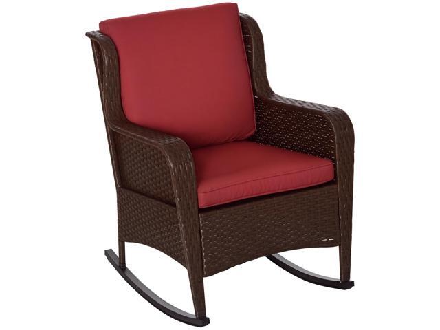 Click here for Aosom Outdoor Wicker Rocking Chair  Rattan Rocker... prices