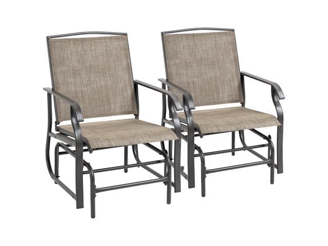 Click here for Aosom 2 Piece Glider Set  Outdoor Swing Chairs  Pa... prices