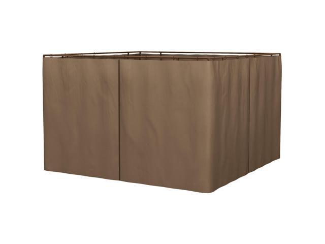 Click here for Aosom 9.84 x 9.84 Gazebo Sidewall Set with Hooks/C... prices