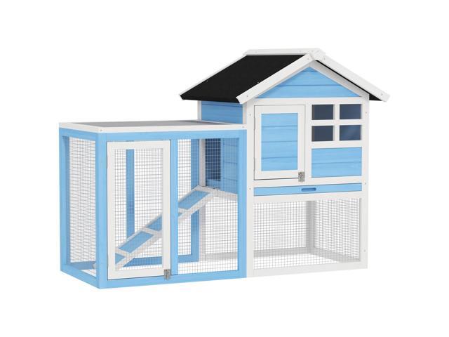 Click here for Aosom 48 Wooden Rabbit Hutch Bunny Cage with Water... prices