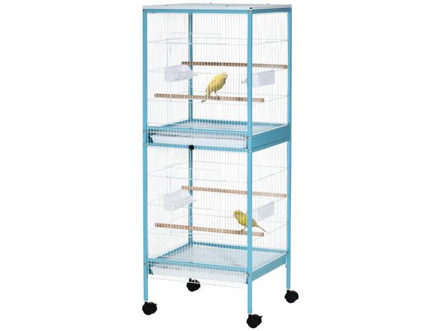 Click here for Aosom 55 2 In 1 Bird Cage Aviary Parakeet House fo... prices