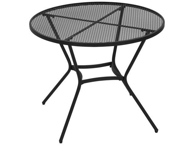 Click here for Aosom 35 Round Outdoor Patio Bistro Dining Table... prices