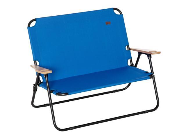 Click here for Aosom Double Folding Camping Chair  Loveseat for 2... prices