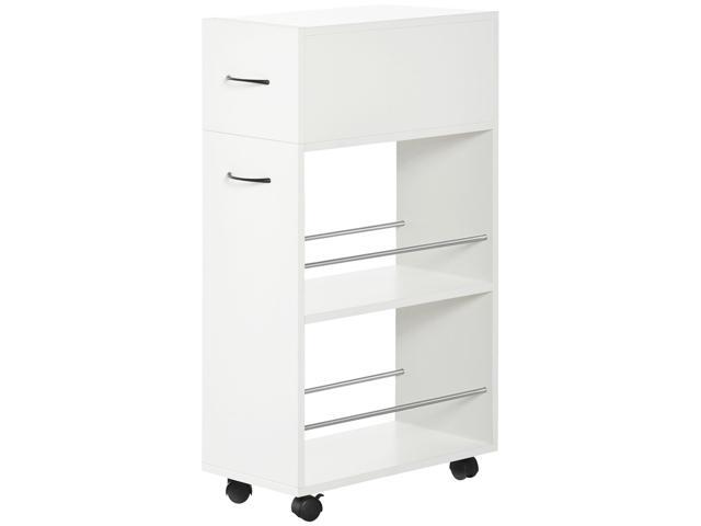 Click here for Aosom 3- tier Slim Storage Cart  Rolling Narrow Ki... prices