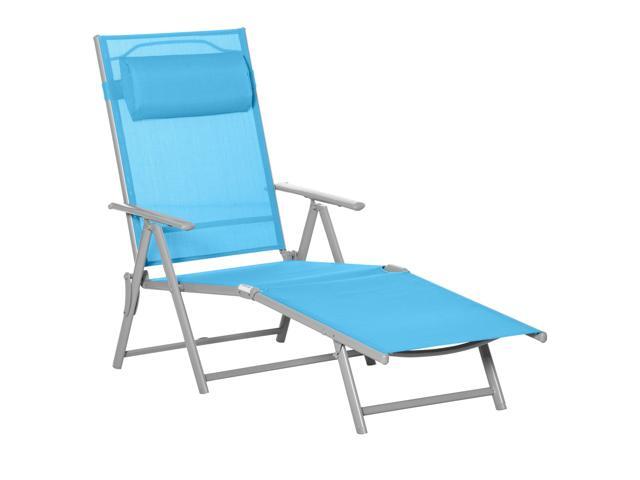 Click here for Aosom Outdoor Folding Lounge Chair  7-Position Adj... prices