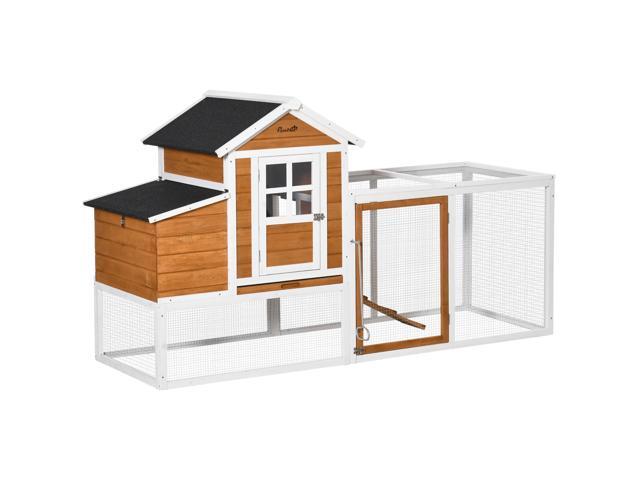 Click here for Aosom 76 Wooden Chicken Coop with Safe and Healthy... prices
