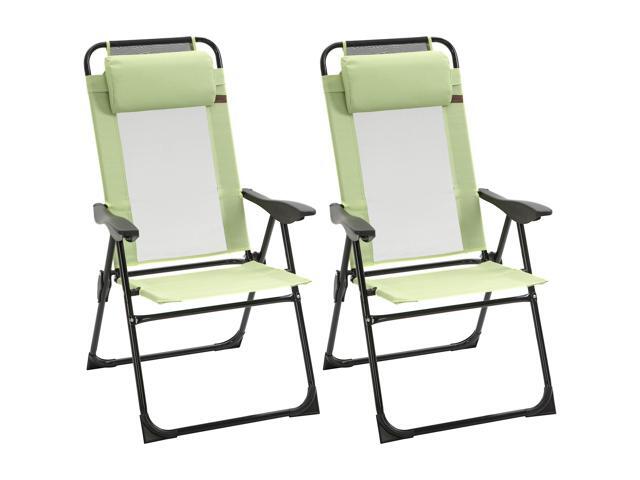 Click here for Aosom Set of 2 Portable Folding Outdoor Recliners... prices