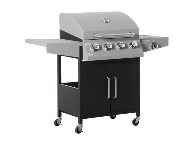 Click here for Aosom 52 Barbecue Grill with Wheels 4+1 Burner Liq... prices
