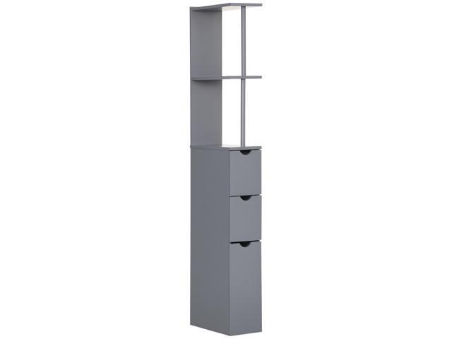 Click here for Aosom 54 Tall Bathroom Storage Cabinet  Freestandi... prices