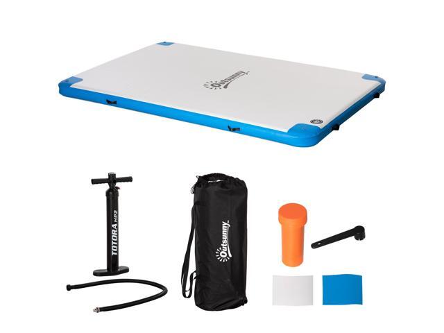 Click here for Aosom 10 x 7ft Water Inflatable Floating Dock  Inf... prices