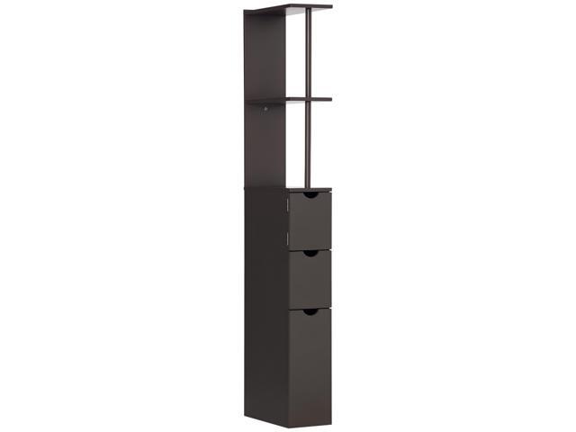 Click here for Aosom 54 Tall Bathroom Storage Cabinet  Freestandi... prices