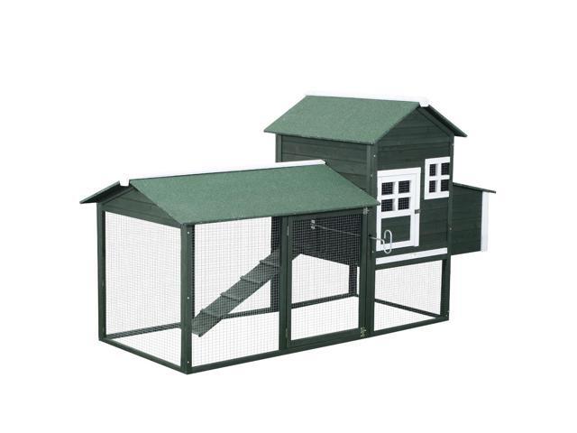 Click here for Aosom 83 Wooden Outdoor Backyard Chicken Coop Fenc... prices