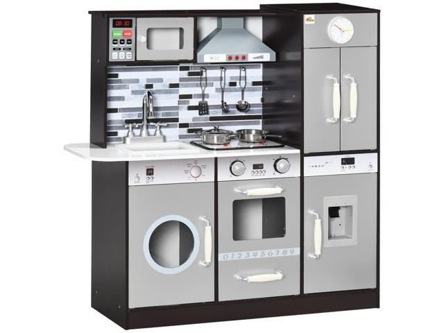 Click here for AosomQaba Wooden Play Kitchen with Lights Sounds... prices