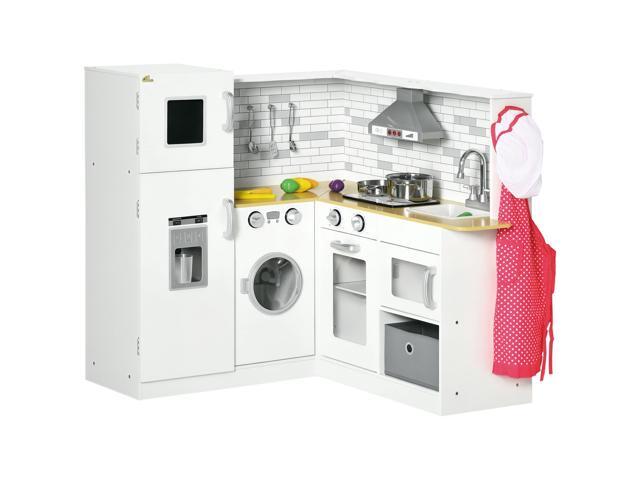 Click here for AosomQaba Corner Play Kitchen Set with Sound Effec... prices