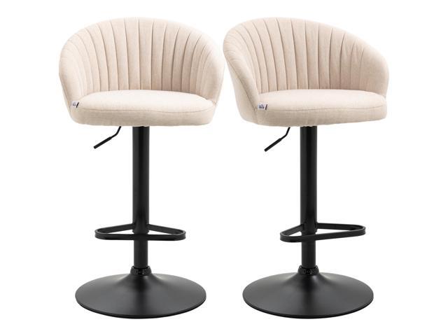 Click here for Aosom Modern Upholstered Adjustable Barstools with... prices
