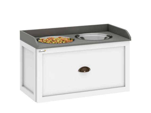 Click here for Aosom Pet Feeding Station Pet Dish Bowl Set with S... prices