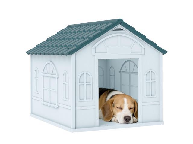 Click here for Aosom Plastic Dog House for Medium and Small Dogs... prices