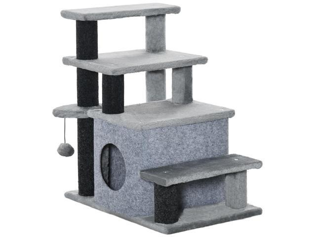 Click here for Aosom Adjustable Height 3 Step/4 Step Cat Stairs w... prices