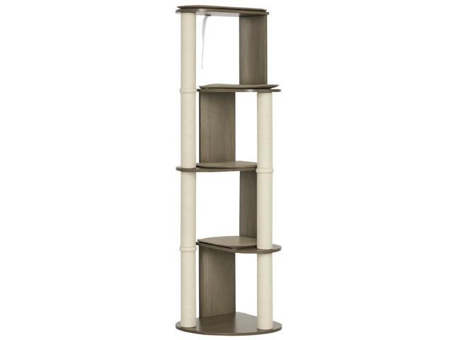Click here for Aosom 65 Corner Modern Cat Tree Tall for Climbing... prices