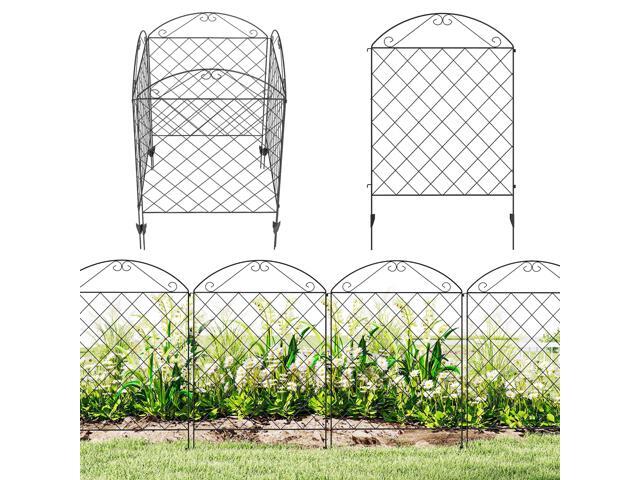 Click here for Aosom Garden Fence  4 Pack Steel Fence Panels  11.... prices