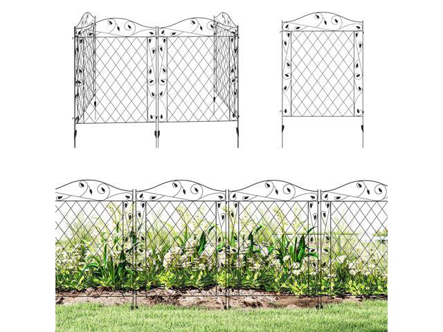 Click here for Aosom Garden Fence  4 Pack Steel Fence Panels  11.... prices