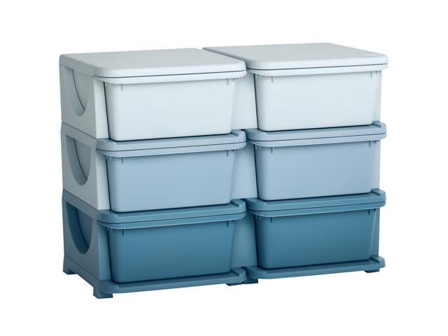 Click here for AosomQaba 3 Tier Kids Storage Unit  Toy Organizers... prices