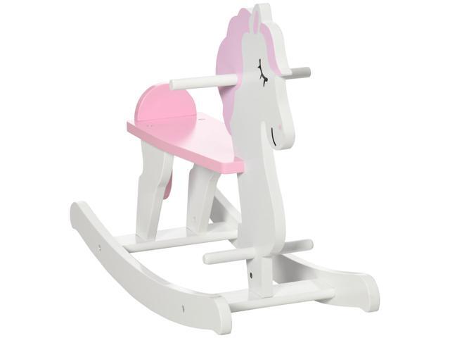 Click here for AosomQaba Little Wooden Rocking Horse Toy for Kids... prices