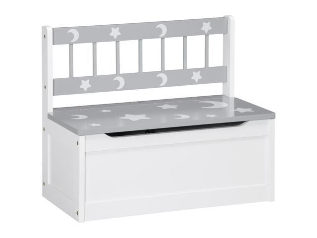 Click here for AosomQaba Toddler Toy Box Storage Bench with Large... prices