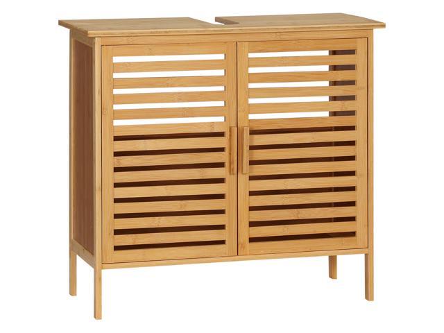 Click here for Aosom Freestanding Bathroom Sink Cabinet  Bamboo U... prices