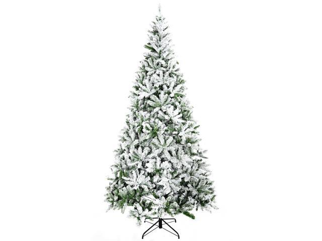 Click here for Aosom 9 Tall Unlit Snow Flocked Pine Artificial Ch... prices