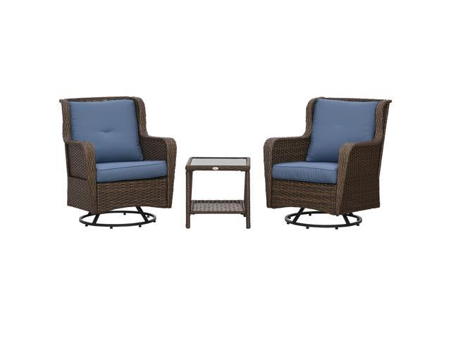 Click here for Aosom Patio Bistro Set  Porch Furniture with 360Â°... prices