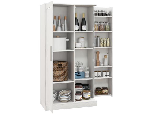 Click here for Aosom Kitchen Pantry Storage Cabinet  14-Tier Free... prices