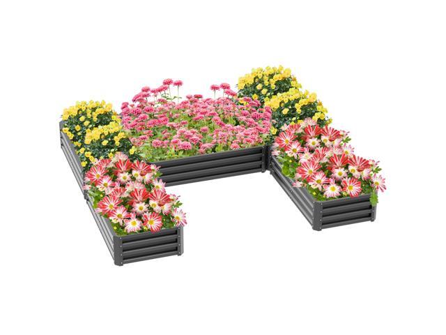 Click here for Aosom Steel Raised Garden Bed  Set of 5 Large Box... prices