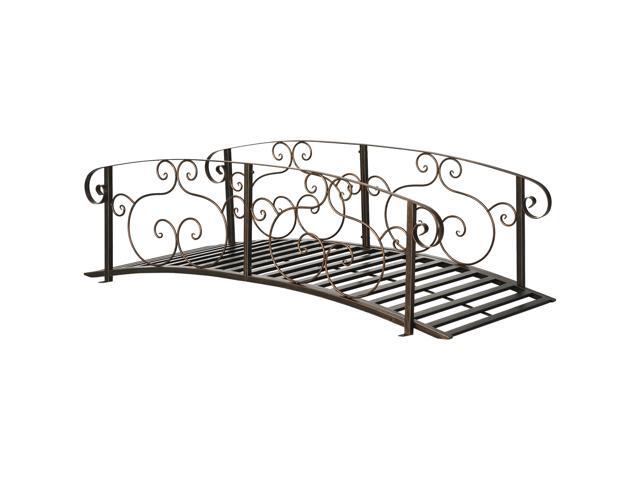 Click here for Aosom 6 Metal Arch Backyard Garden Bridge  Safety... prices