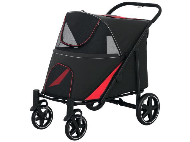 Click here for Aosom One-Click Foldable Dog Stroller for M  L Dog... prices
