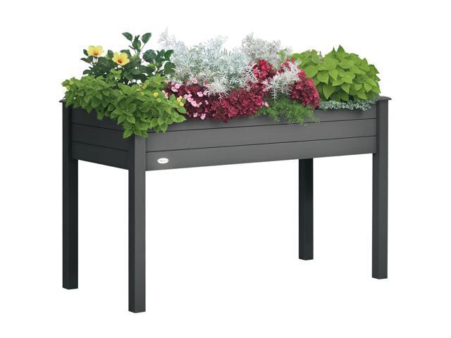 Click here for Aosom 48 Raised Garden Bed  Elevated Wooden Plante... prices