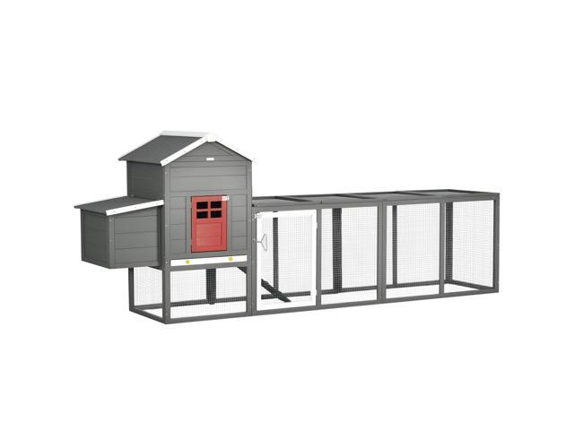 Click here for Aosom 118 Extra Large Chicken Coop with Asphalt Ro... prices