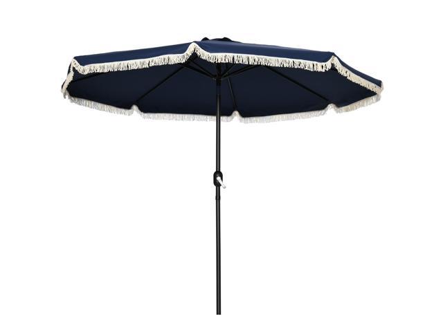 Click here for Aosom 9ft Patio Umbrella Outdoor Table Umbrella w/... prices