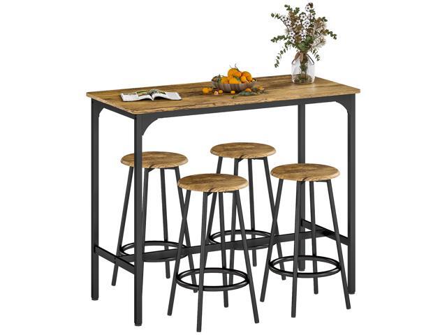 Click here for Aosom 5-Piece Counter Height Bar Table and Chairs... prices