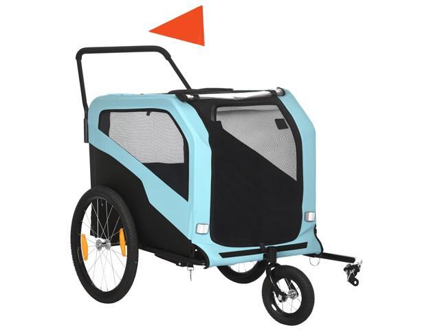 Click here for AosomAosom 2-in-1 Dog Bike Trailer Pet Stroller Ca... prices