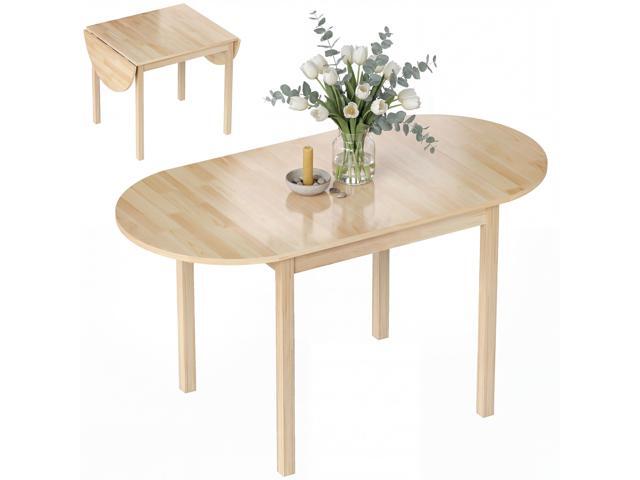 Click here for Aosom 55 Wood Kitchen Table  Drop Leaf Tables for... prices