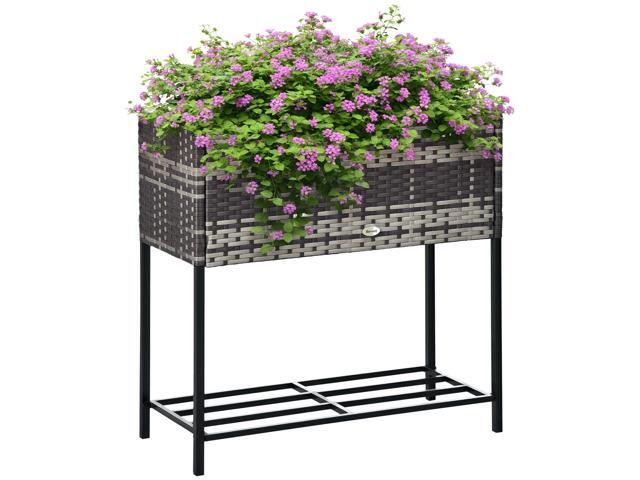Click here for Aosom Raised Garden Bed  Elevated Planter Box with... prices