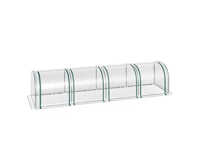 Click here for Aosom 13 L x 3 W x 2.5 H Portable Tunneled Greenho... prices