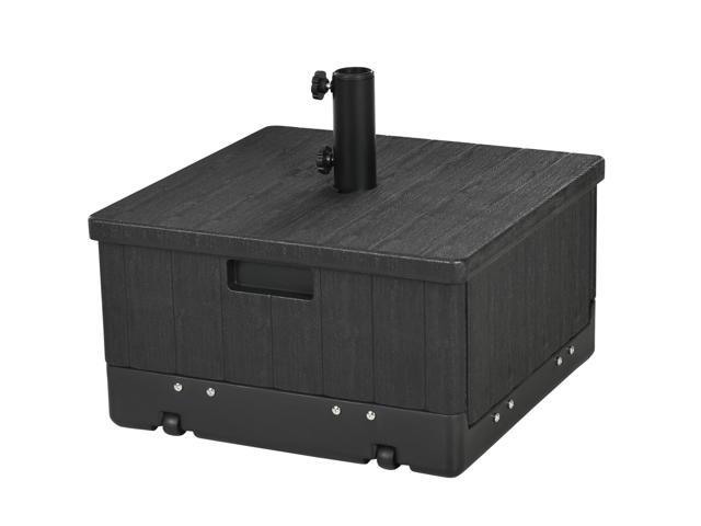 Click here for Aosom 3-in-1 Outdoor Umbrella Base  Coffee End Tab... prices