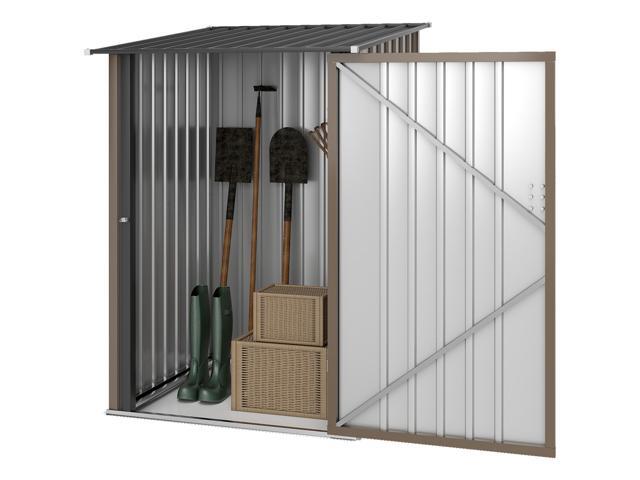 Click here for Aosom Outdoor 3.3 x 3.4 Lean-to Garden Storage She... prices