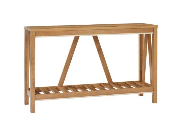 Click here for Aosom Console Table  Farmhouse Entryway Table with... prices